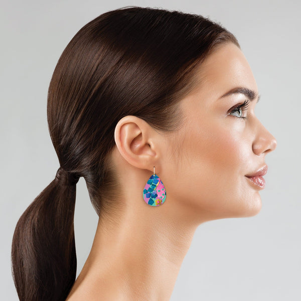 Laura Blythman Floral Scape Iconic tear Drop - Moe Moe Design