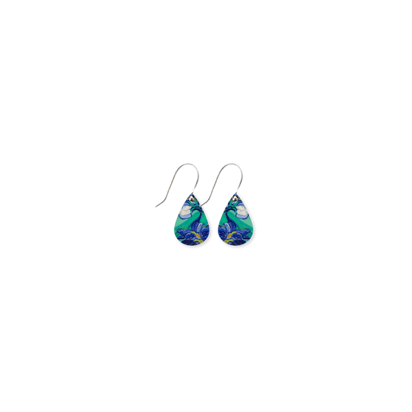 Van Gogh Starry Night and Irises Mini Tear Drop - Moe Moe Design